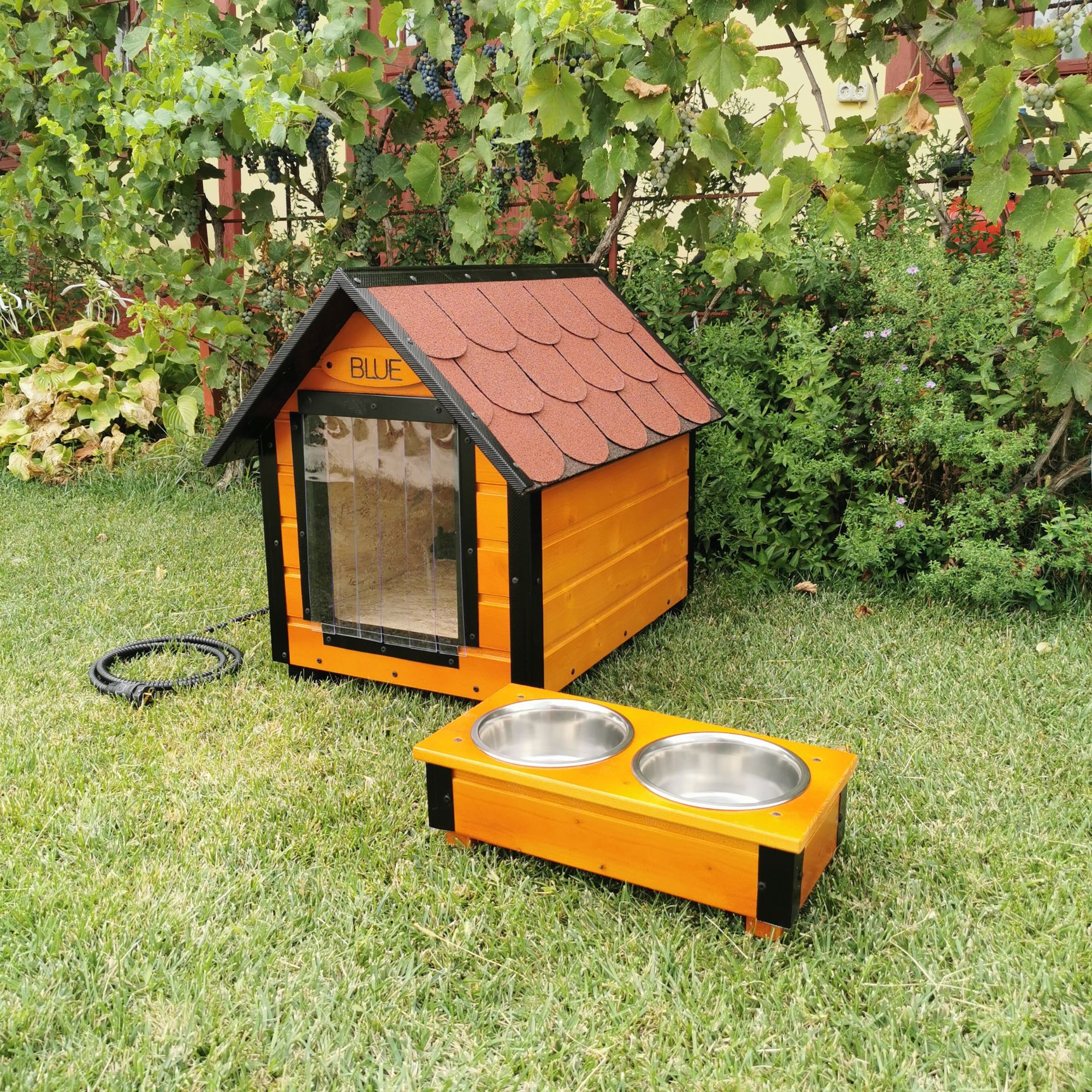 Cușcă Câine Cu Încălzire Pentru BLUE Gestionata Din Telefon